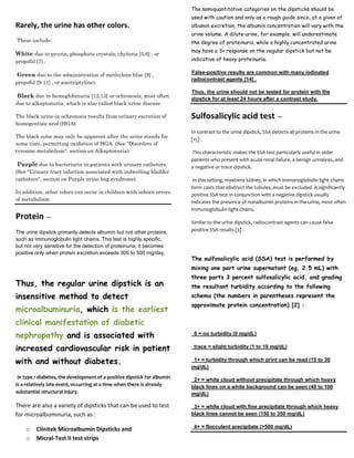 23 Urinalysis In The Diagnosis Of Renal Disease | PDF
