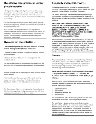 23 Urinalysis In The Diagnosis Of Renal Disease | PDF