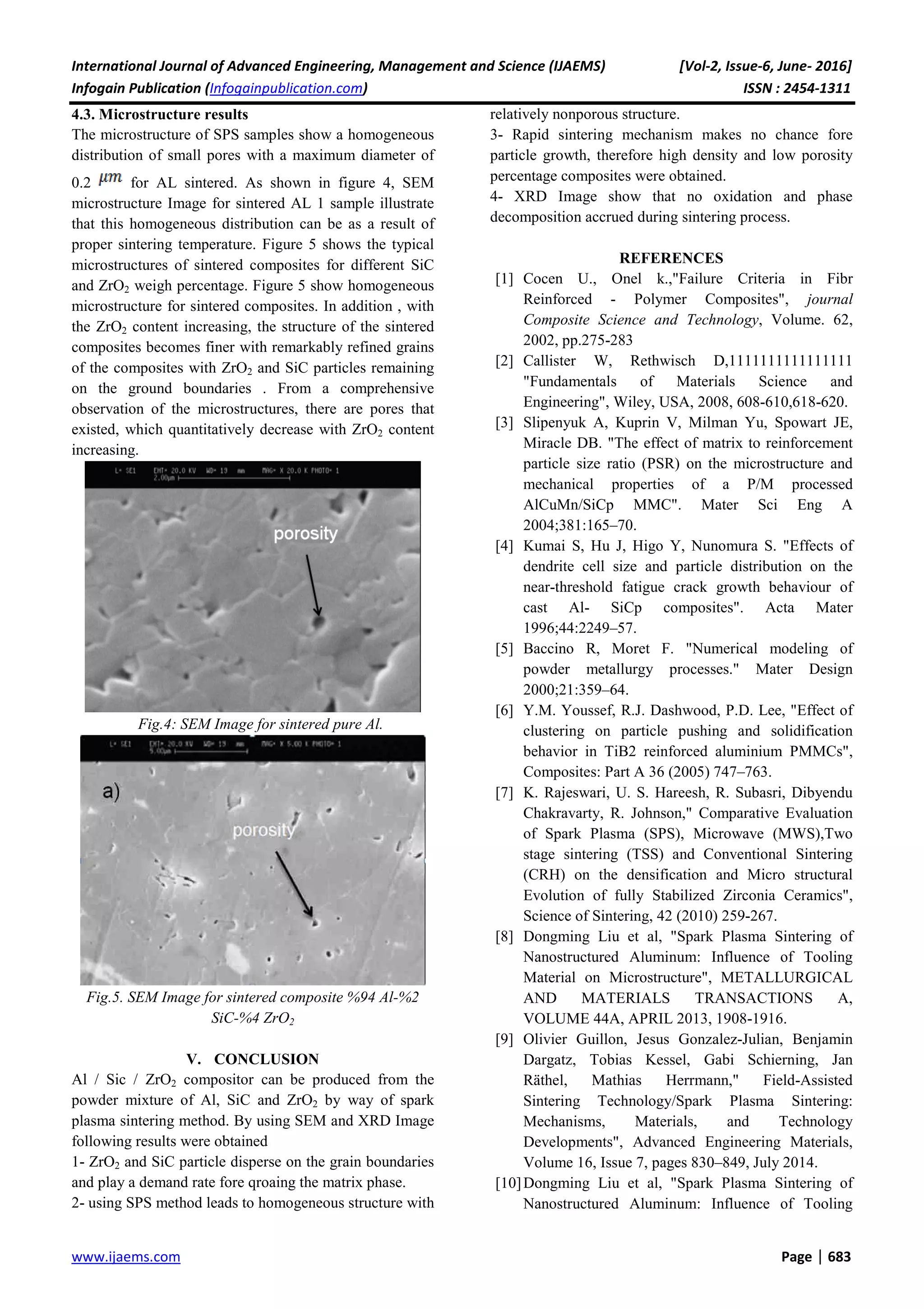 SiC and ZrO2 Weigh Percentage Effects on Microstructure of Al Based ...