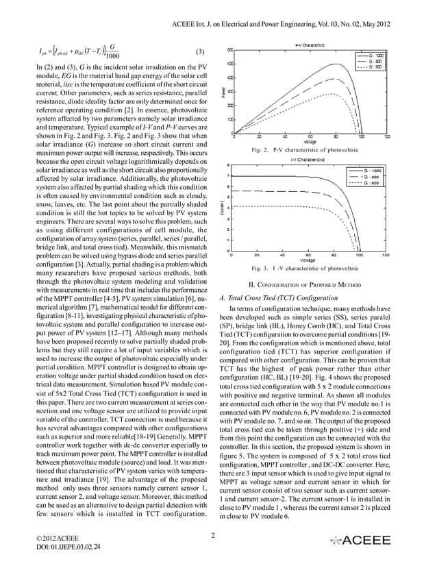 Partial Shading Detection and MPPT Controller for Total Cross Tied Photovoltaic using ANFIS ...