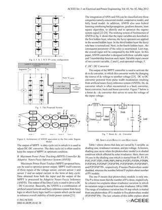 Partial Shading Detection and MPPT Controller for Total Cross Tied Photovoltaic using ANFIS ...