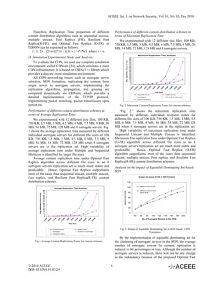 Design of Equitable Dominating Set Based Semantic Overlay Networks with Optimal Fast Replica ...