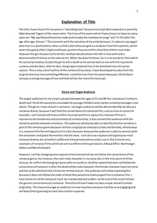 Jessica J - Script Writing | PDF