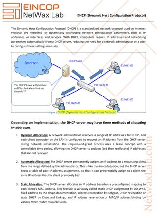 DHCP (dynamic host configuration protocol) | PDF