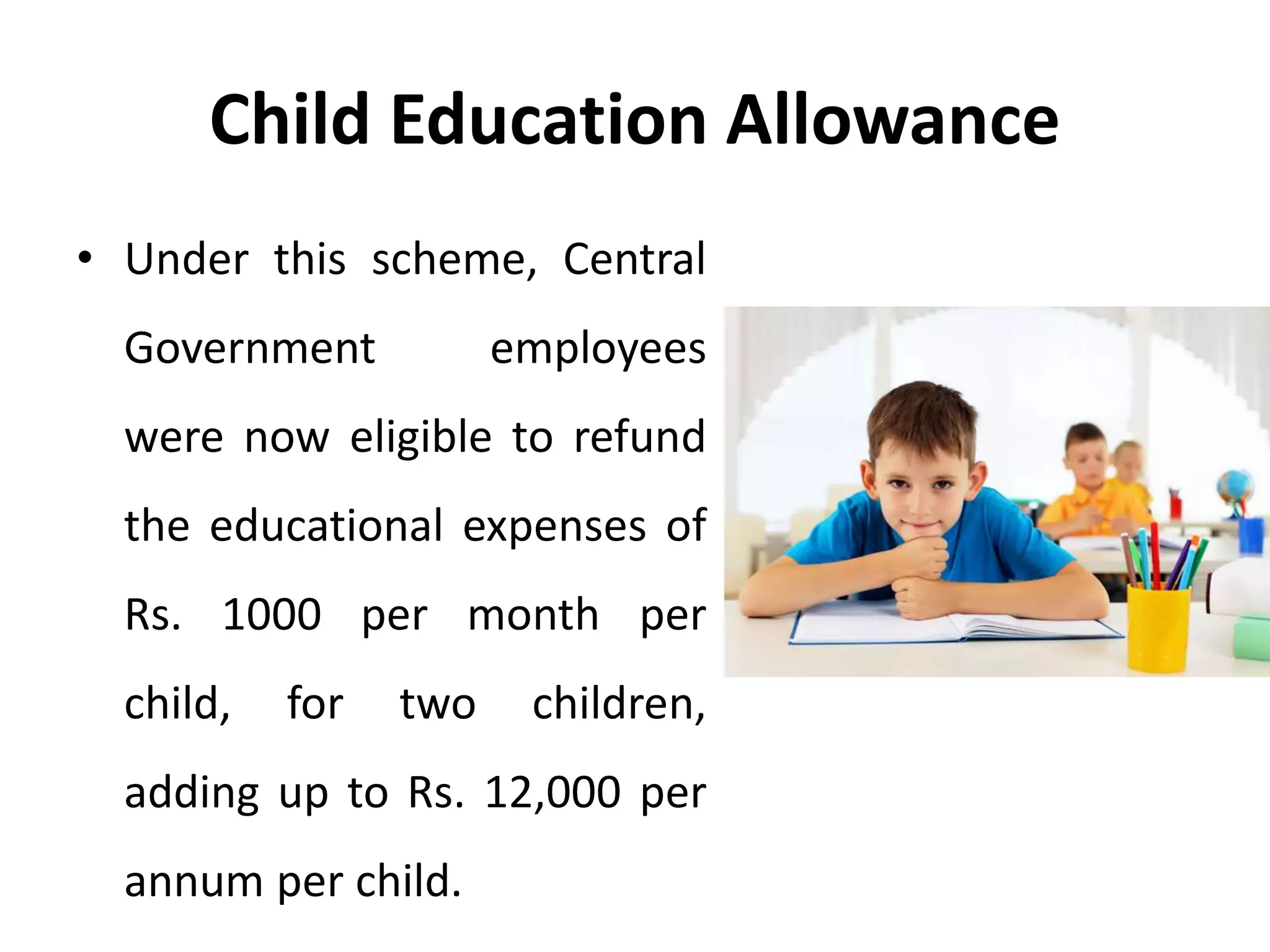 Child education allowance - compensation management - Manu Melwin Joy ...
