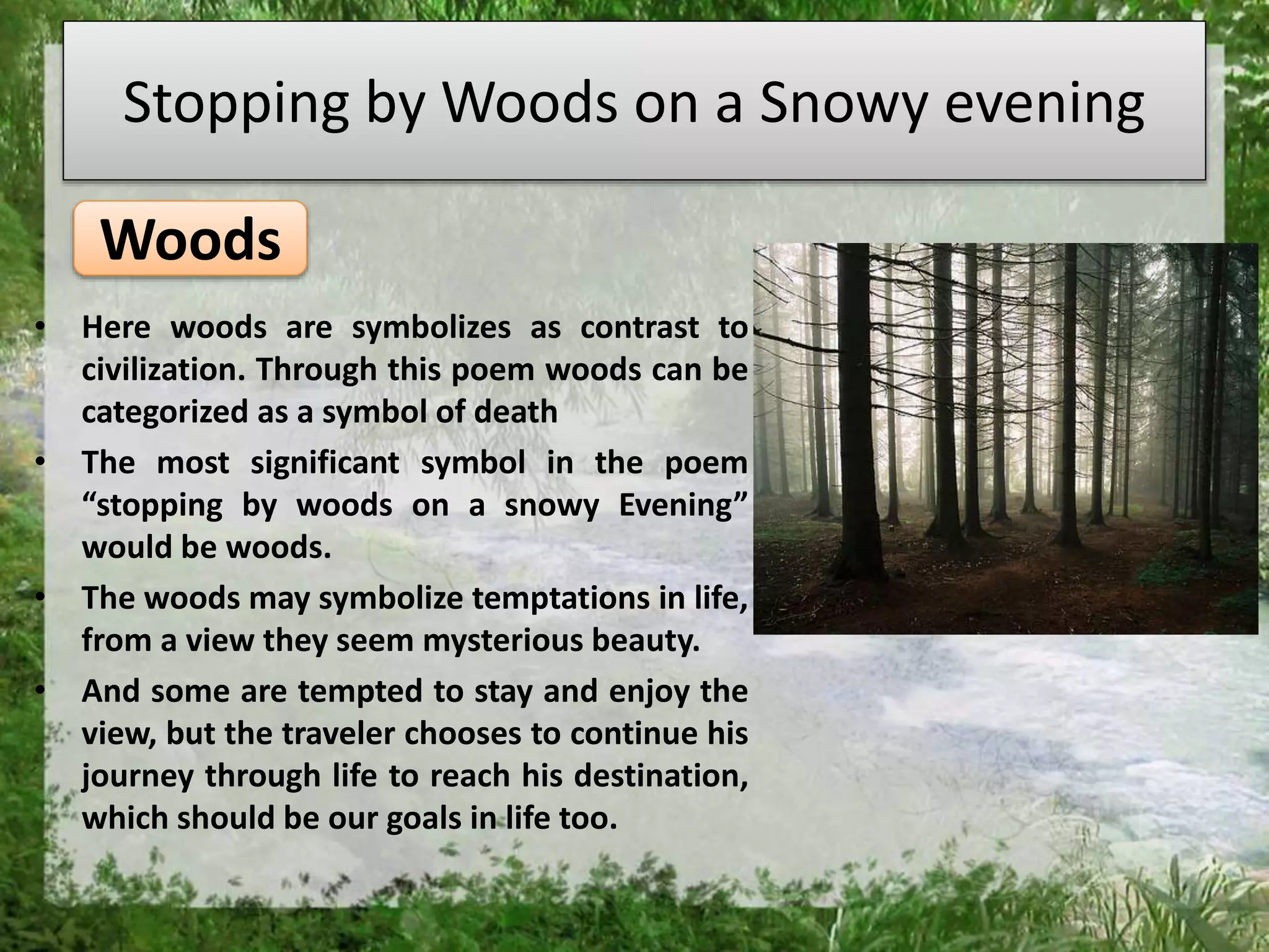 Symbolic Imagery in Robert Frost’s Poetry | PPTX
