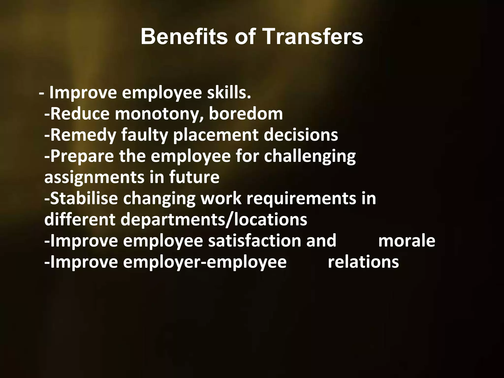 24. movements of employees | PPTX