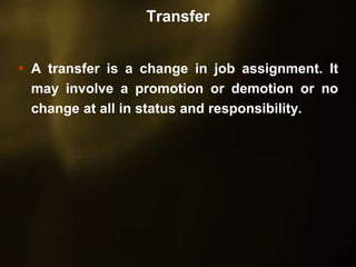 24. movements of employees | PPTX