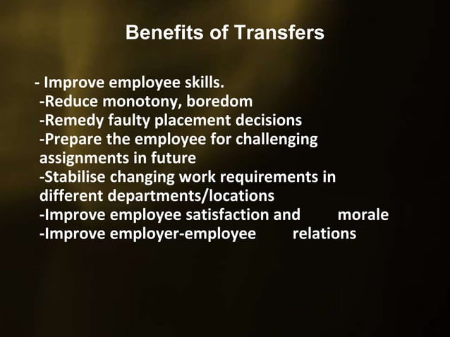 24. movements of employees | PPTX