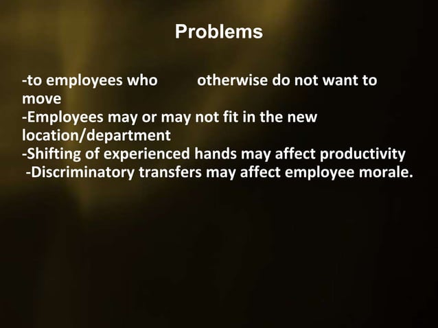 24. movements of employees | PPTX