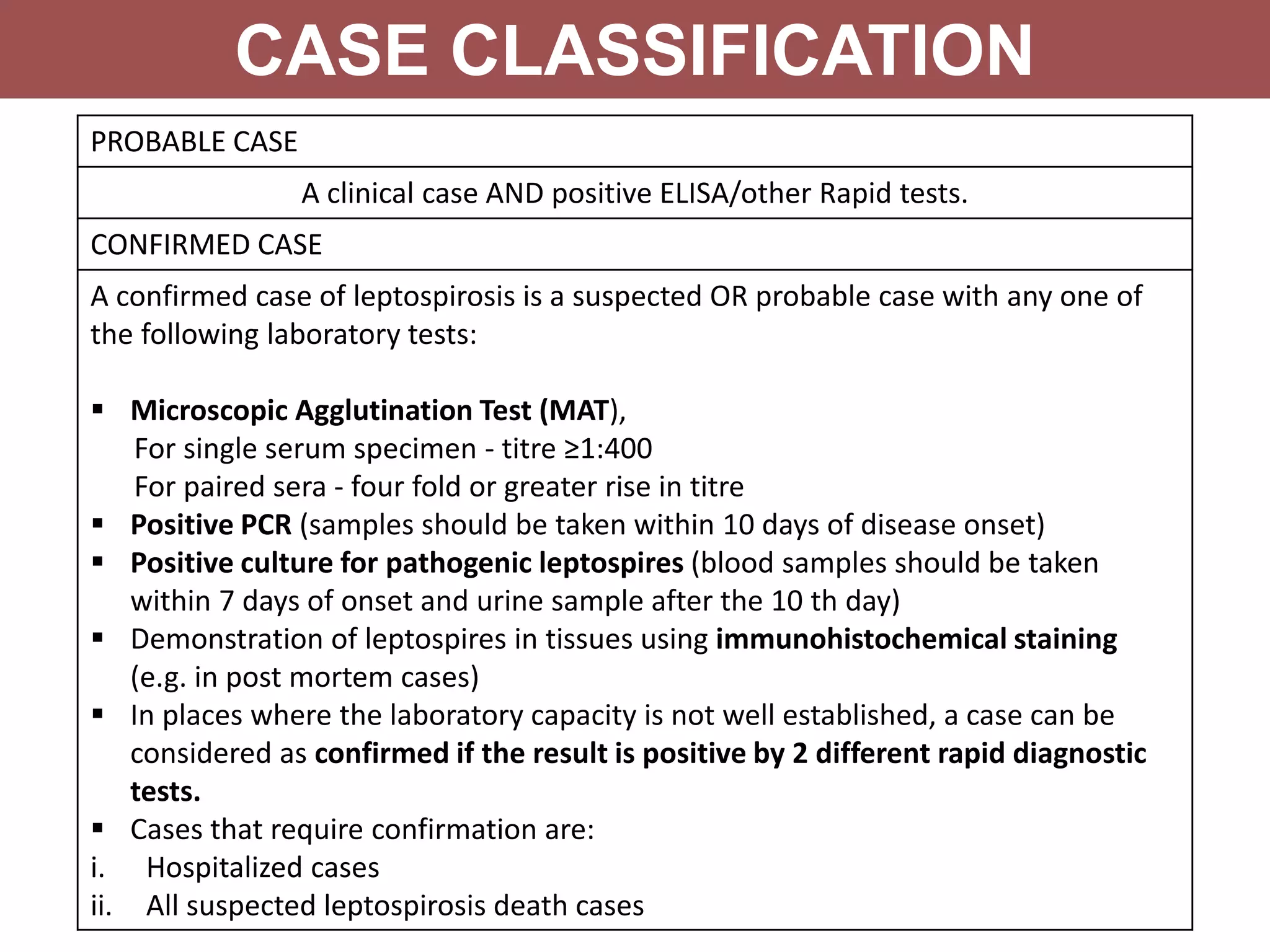 Leptospirosis | PPTX