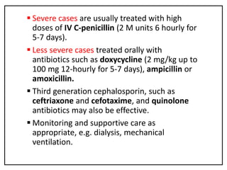 Leptospirosis | PPTX