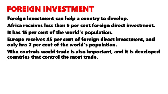 GEOGRAPHY IGCSE: FACTORS INFLUENCING DEVELOPMENT | PPTX | Business ...