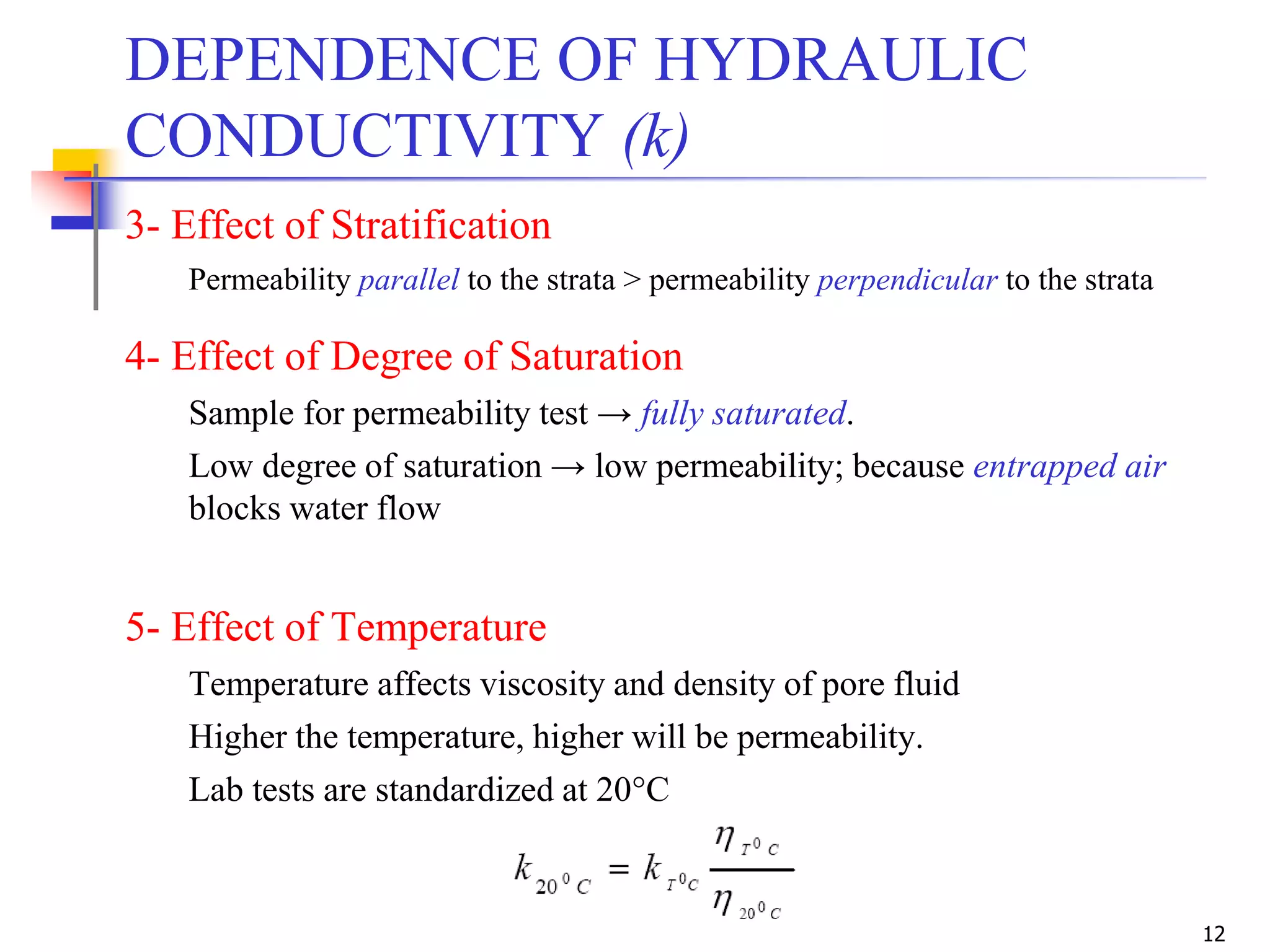 Geotechnical Engineering-I [Lec #24: Soil Permeability - II] | PPSX