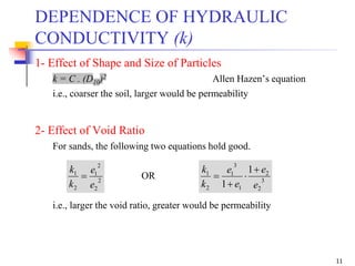 Geotechnical Engineering-I [Lec #24: Soil Permeability - II] | PPSX