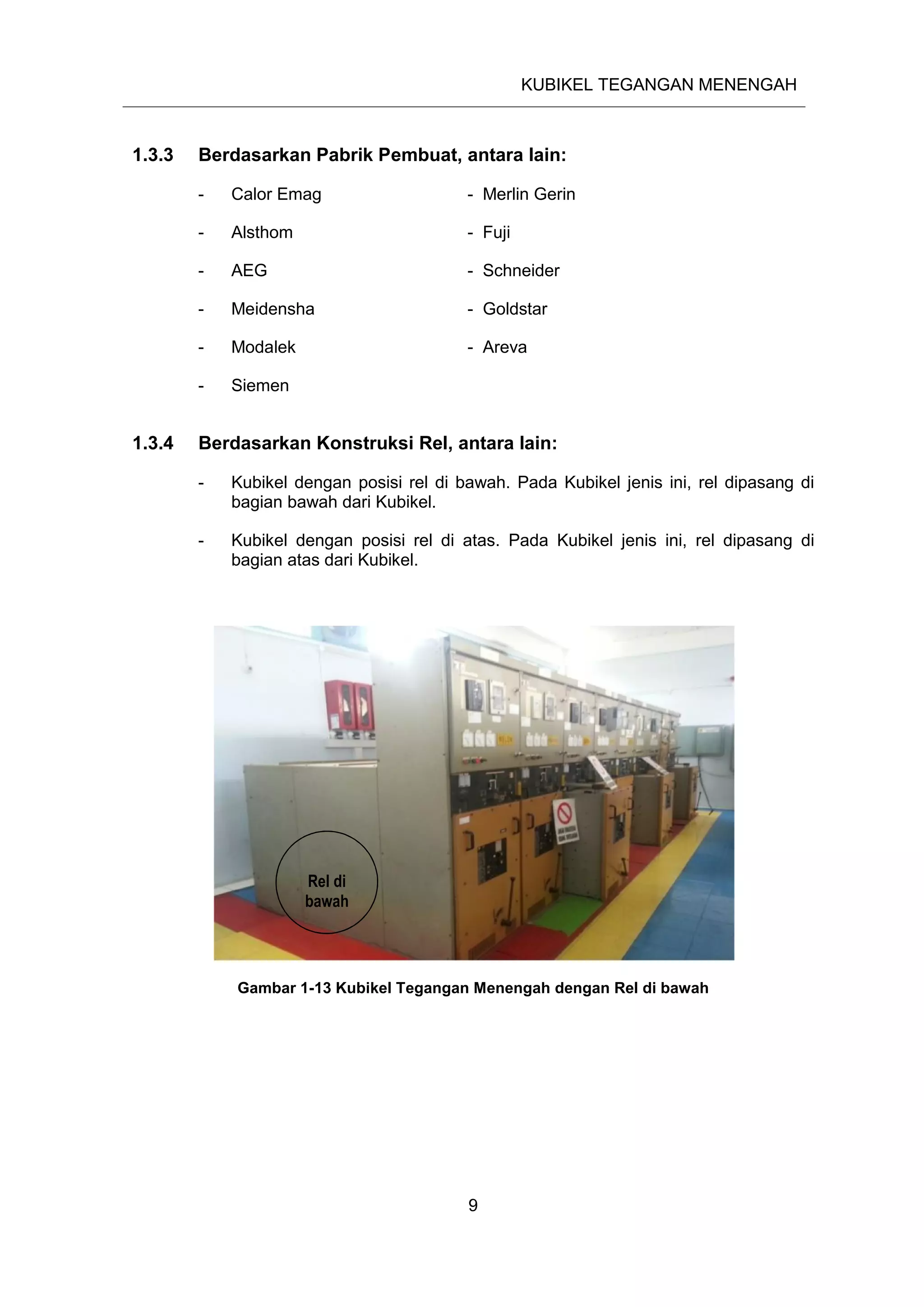 Buku pedoman kubikel tegangan menengah | PDF