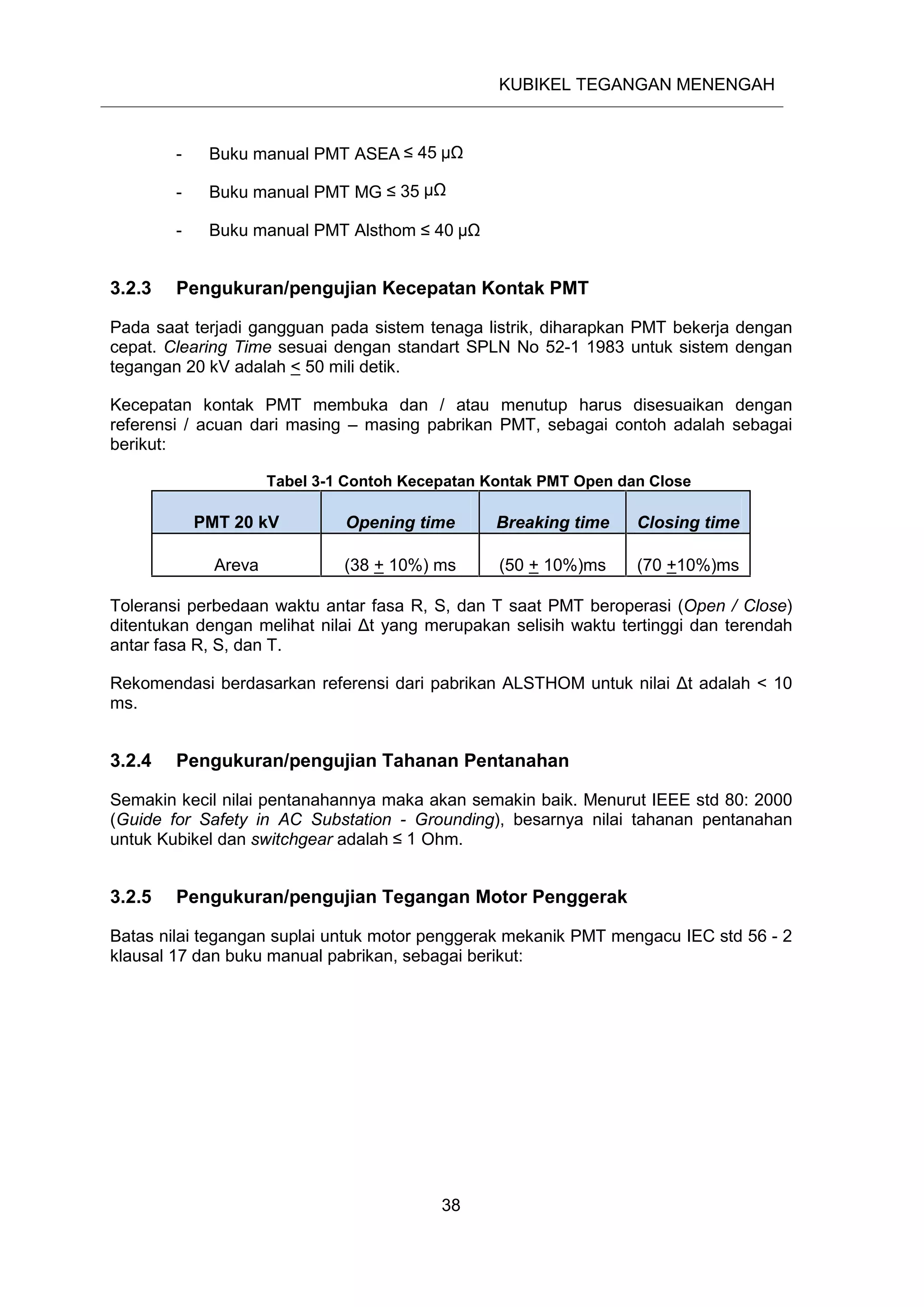 Buku pedoman kubikel tegangan menengah | PDF