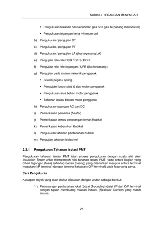 Buku pedoman kubikel tegangan menengah | PDF