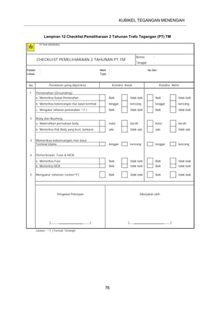 Buku pedoman kubikel tegangan menengah | PDF