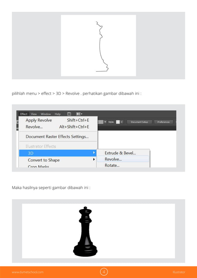 3D Modeling Pada Queen Catur | PDF