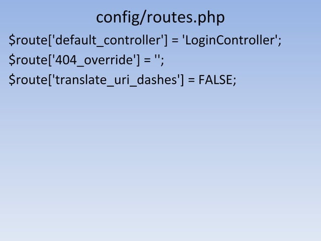 24 Codeigniter Simple Login With Sessions Ppt