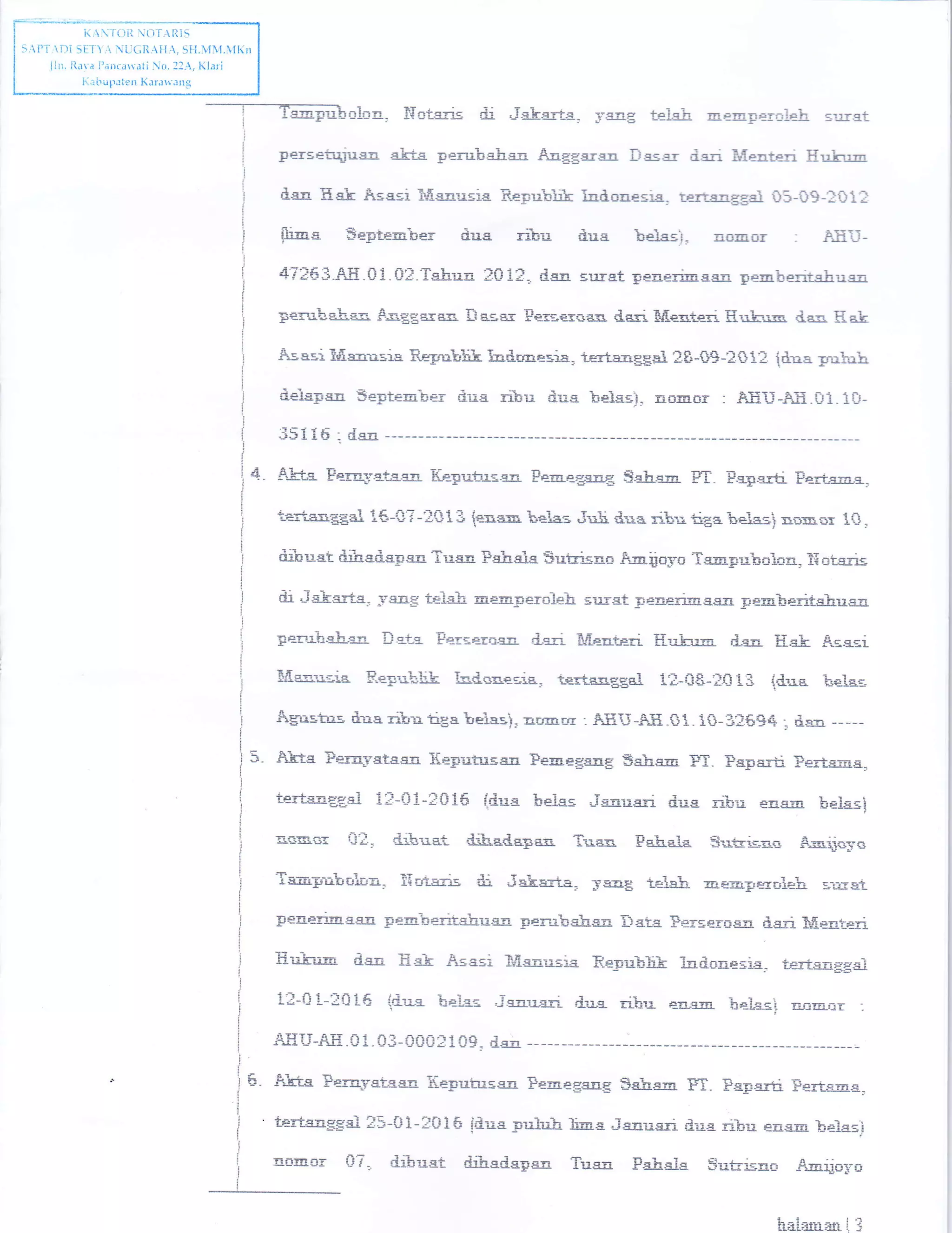 24. akta pkps no. 02 tgl 20 5-2019 | PDF