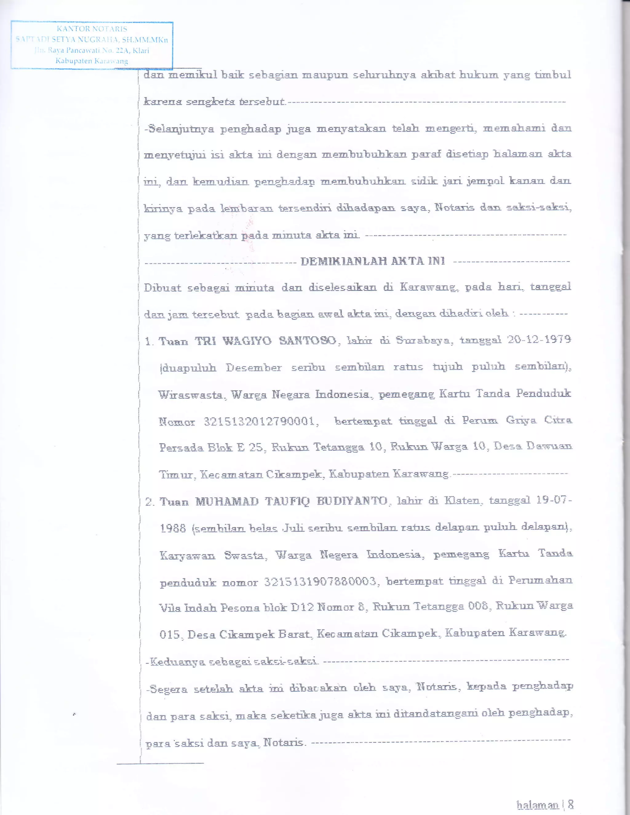 24. akta pkps no. 02 tgl 20 5-2019 | PDF