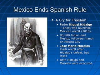 24.1 latin american peoples win independence | PPT