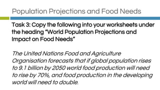 24 - Biomes climate change and food production (WILB) | PPT