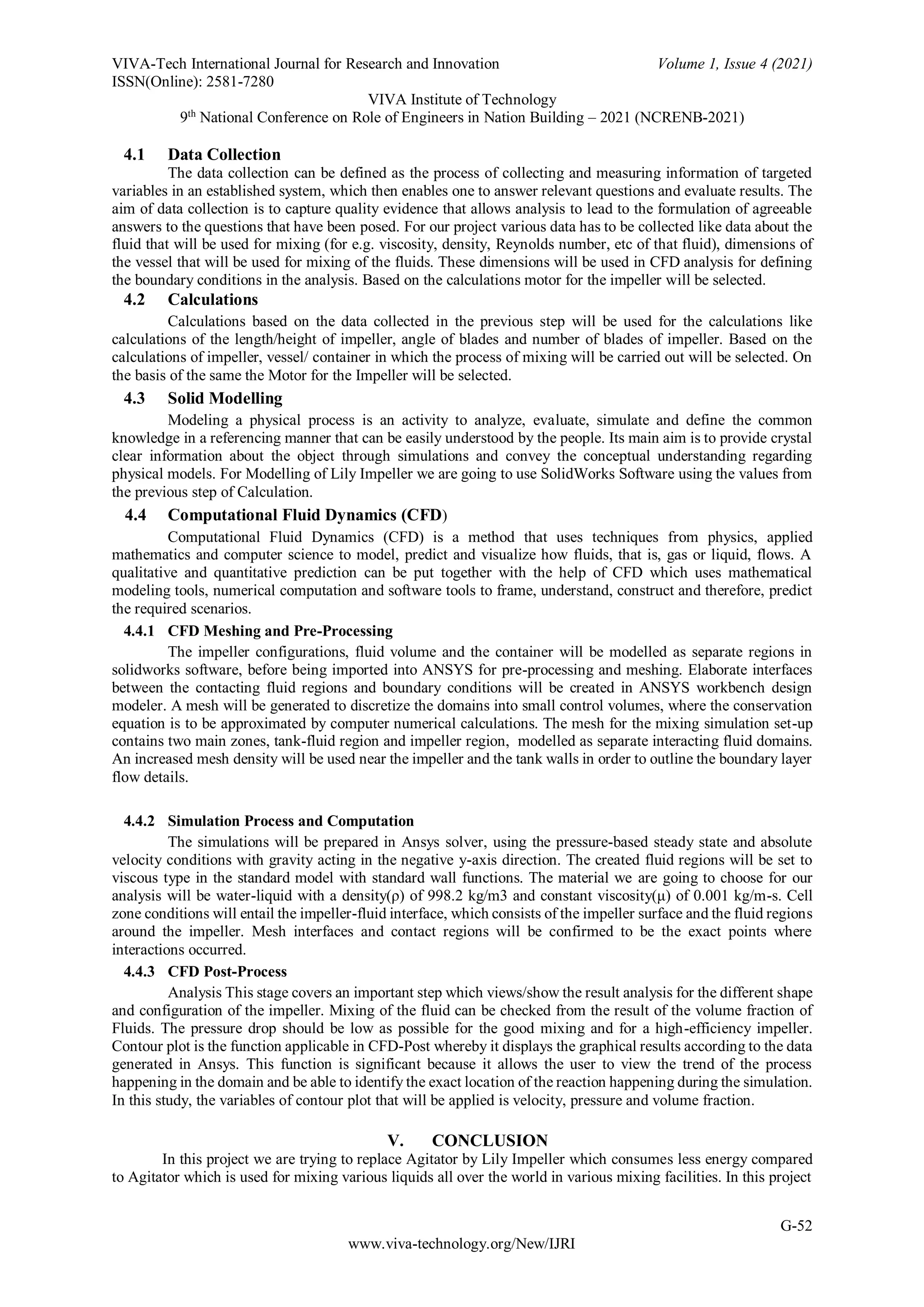 Design and Optimization of Lily Impeller | PDF