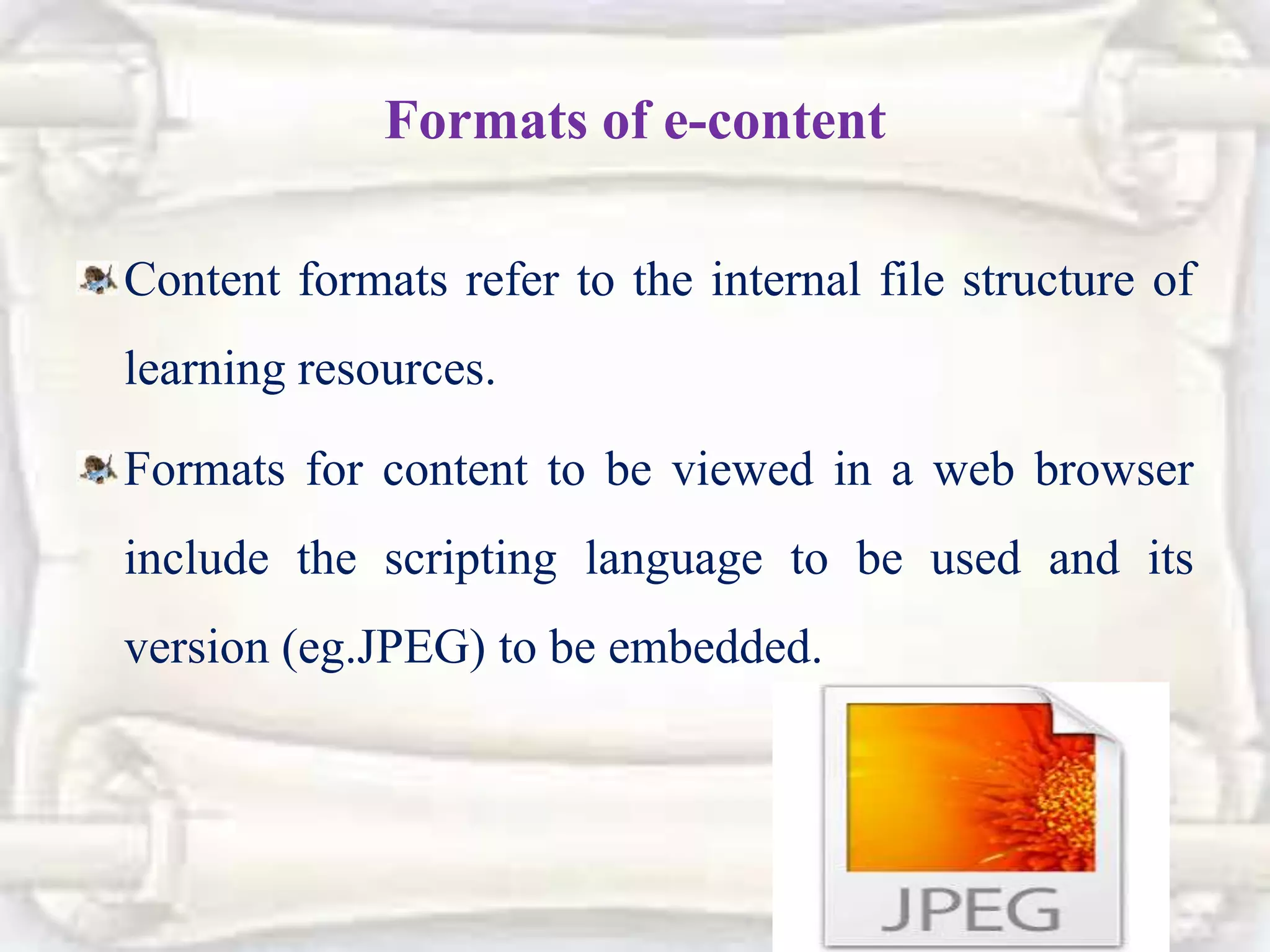 Formats of e-content - R.D.Sivakumar | PPT