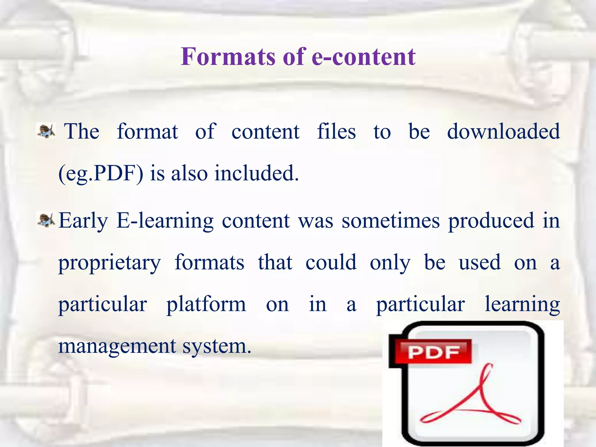 Formats of e-content - R.D.Sivakumar | PPT
