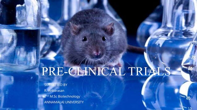 Pre Clinical Trials - Introduction | PPT