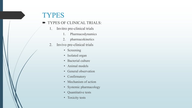Pre Clinical Trials - Introduction | PPT