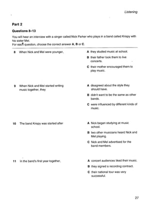 24.08.21 cambridge pet (examination papers for school 1) - reading ...