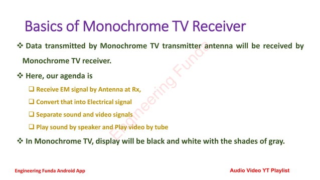Monochrome TV Receiver | PDF | Consumer Electronics | Technology ...