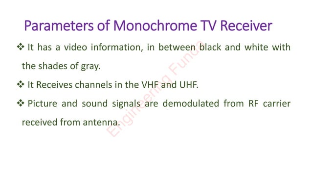 Monochrome TV Receiver | PDF | Consumer Electronics | Technology ...