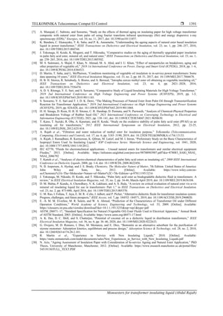 Monoesters for transformer insulating liquid | PDF