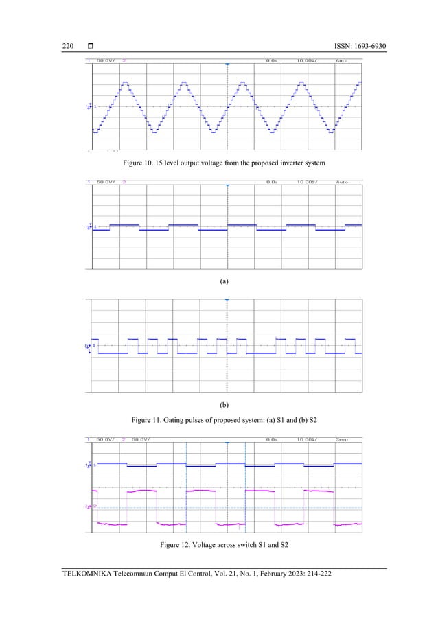 Design of 15 level reduced switches inverter topology using multicarrier sinusoidal pulse width ...