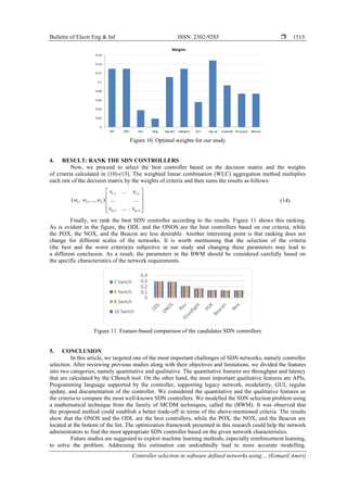 Controller selection in software defined networks using best-worst multi-criteria decision ...