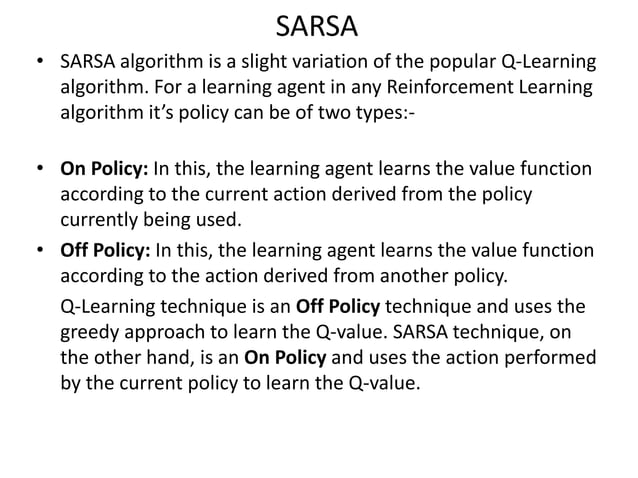 24 09 2021 Reinforcement Learning Algorithms Pptx Strategy Video