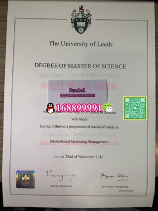 University of Leeds degree offer diploma Transcript | PDF