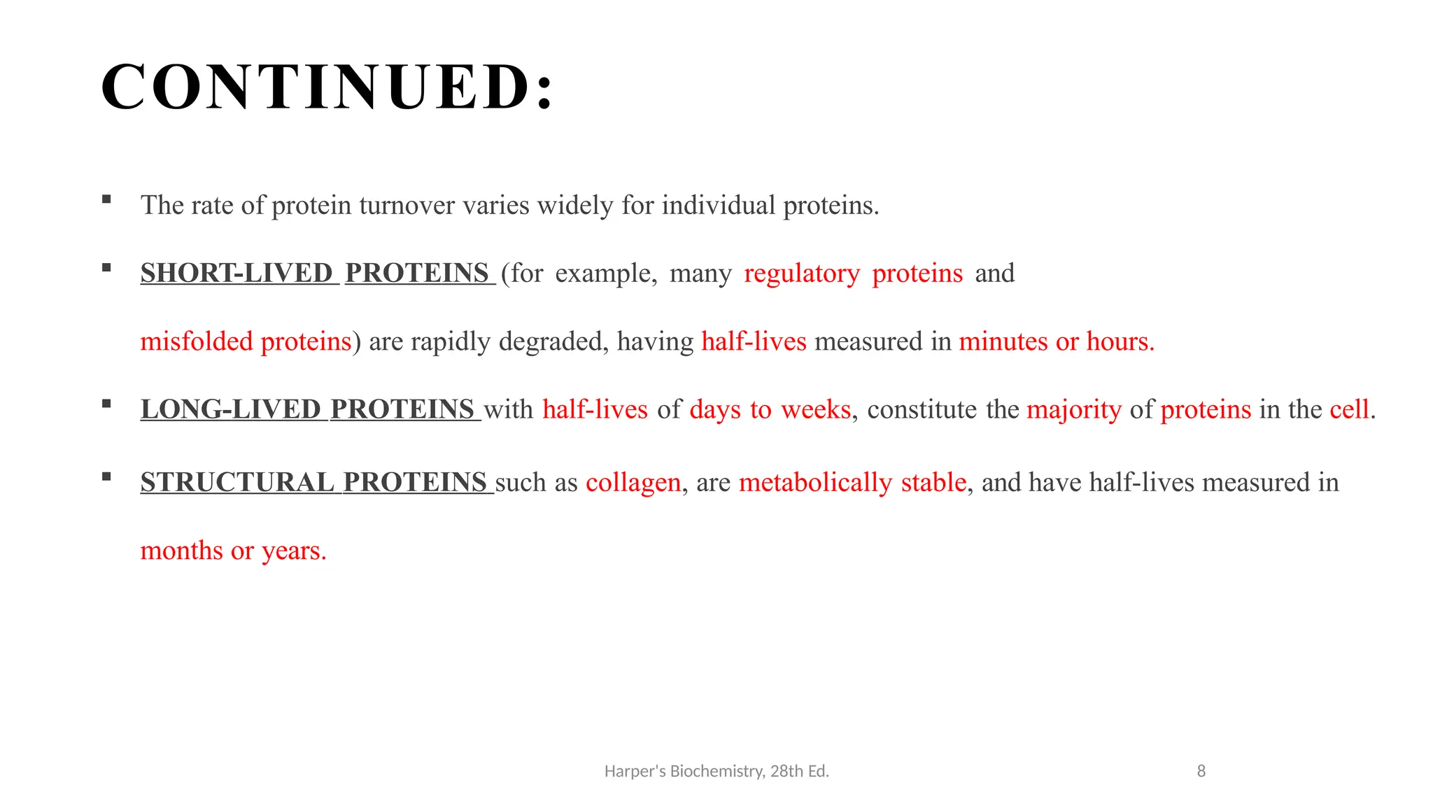 DPT - Biochemistry & Genetics - II (Metabolism of Proteins) Digestion ...