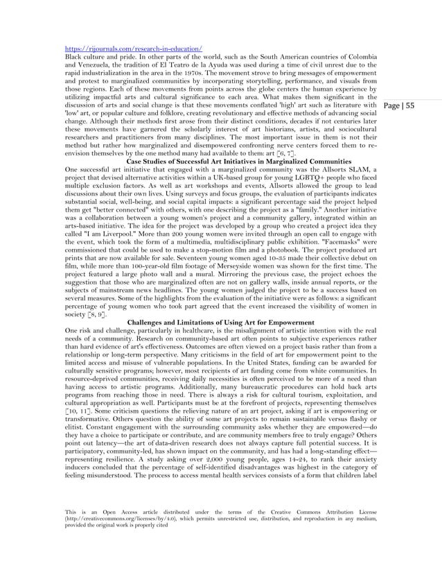 The Role of Art in Empowering Marginalized Communities (www.kiu.ac.ug ...