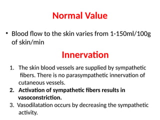 SKIN CIRCULATION FROM DR K AMBAREESHA,. PHD | PPSX