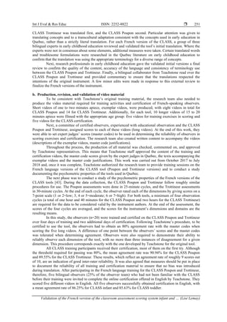 Validation of the French version of the classroom assessment scoring ...