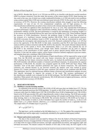 Multilayer extreme learning machine for hand movement prediction based on electroencephalography ...