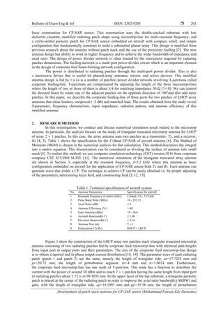 Development of patch stack antenna for CP-SAR sensor | PDF