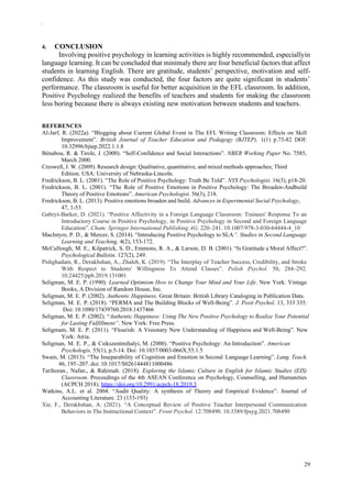 positive psychology from the students perspectives | PDF