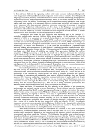 Development and validation of curriculum-based problem-solving MCQ ...